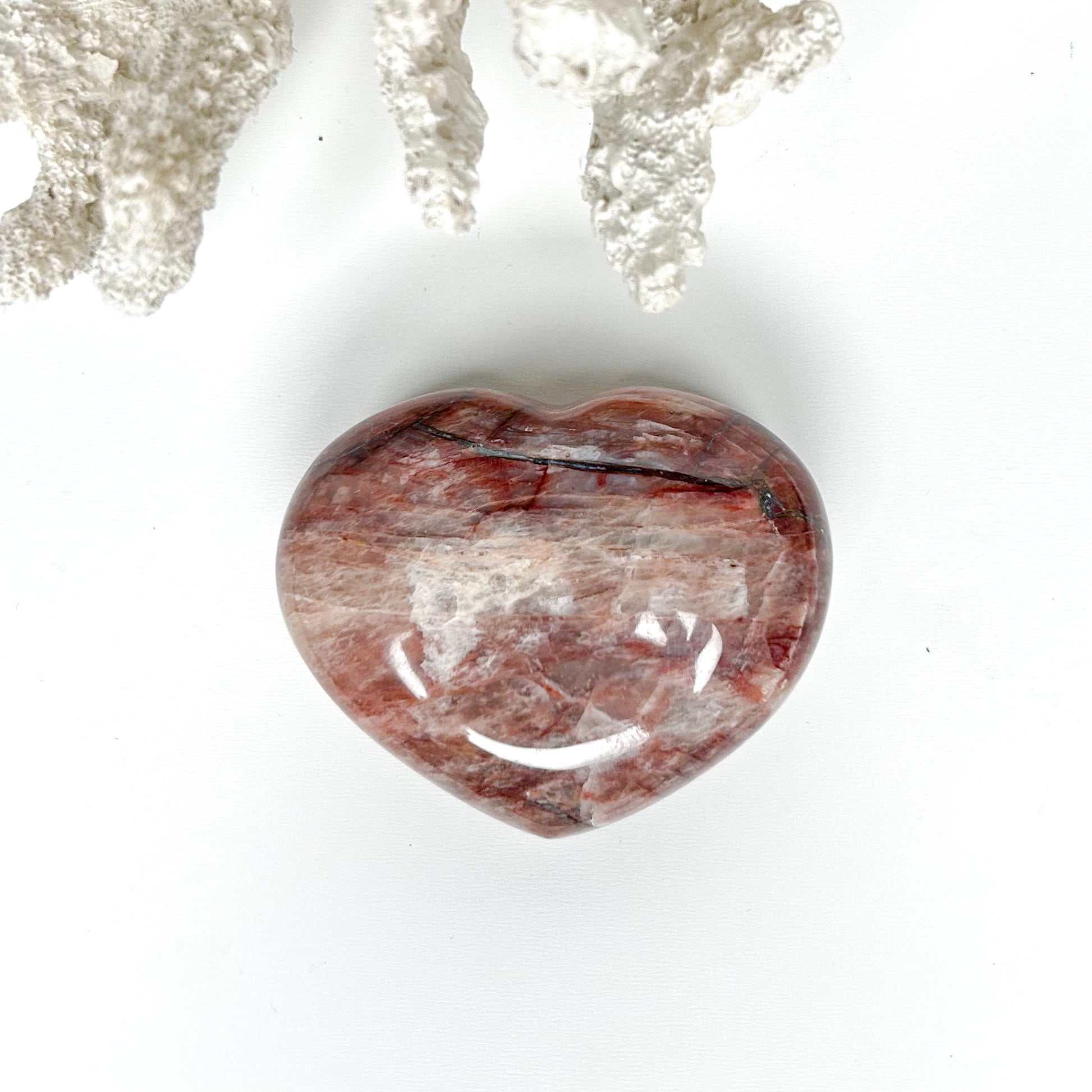 RED FELDSPAR HEART – Soul Warrior Collective
